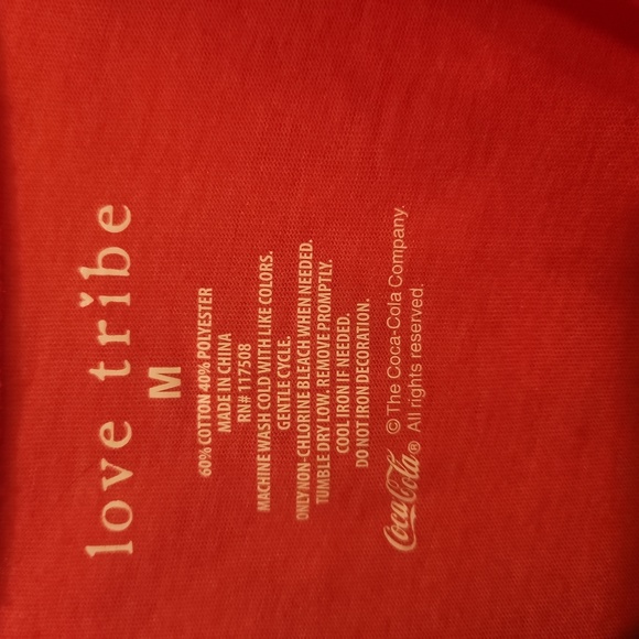 Coca Cola | Tops | The Cocacola Company Love Tribe Acid Washed Crop Top ...